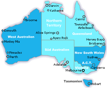 Regionen von Australien